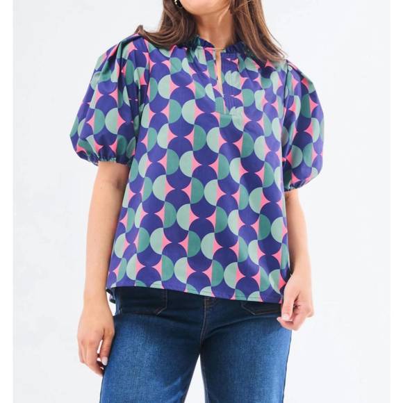 Mary Square | Tops | New Mary Square Lainey Top In Polka Dot Pops ...
